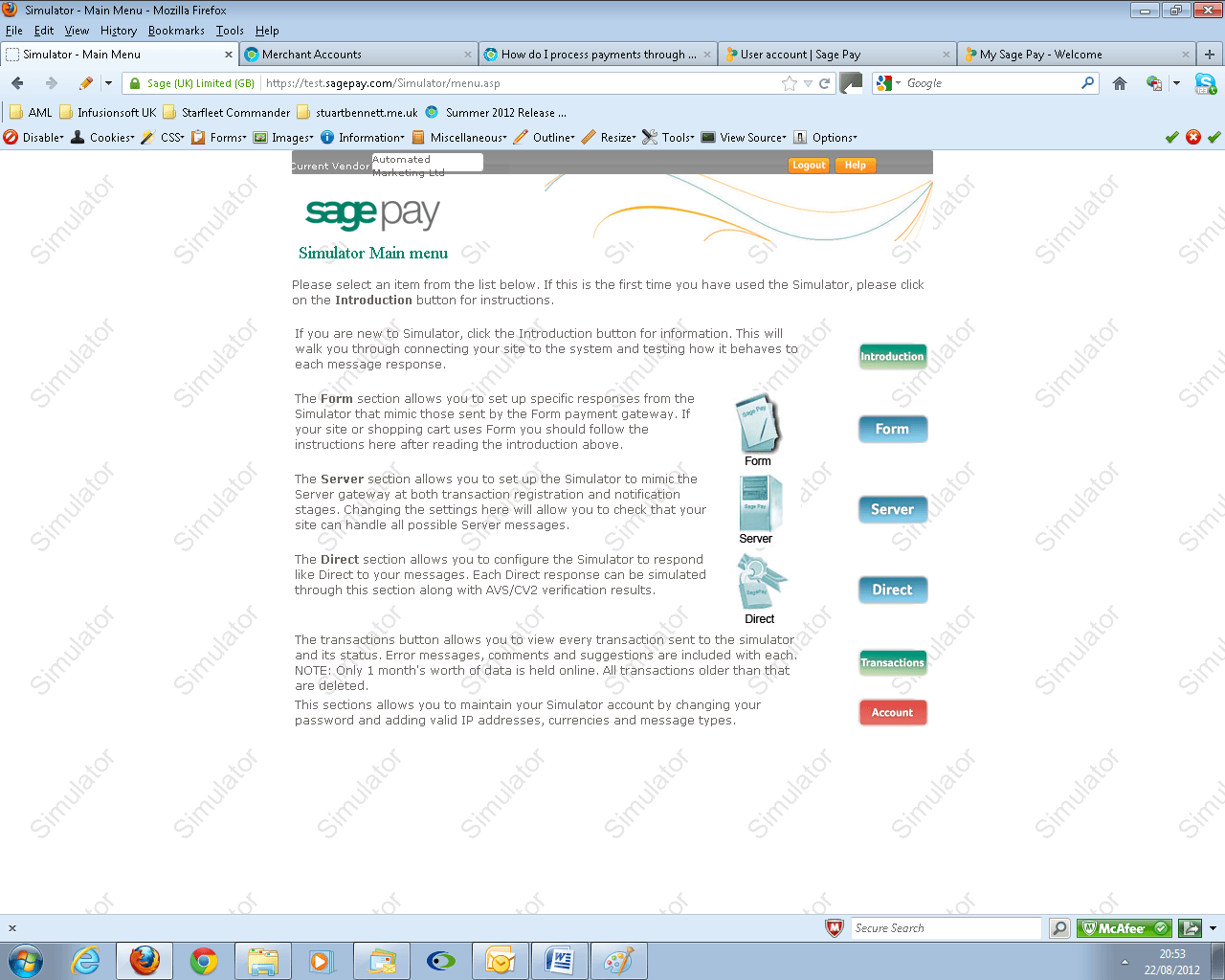 How To Setup A SagePay Account In Infusionsoft | Fullstack Marketing ...